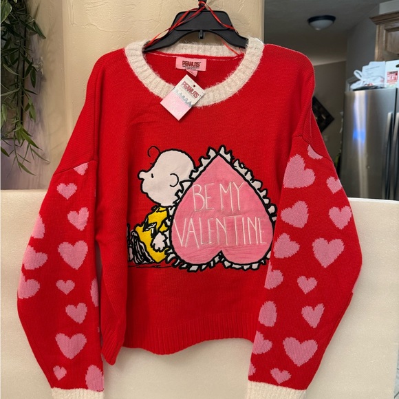 Peanuts | Sweaters | Valentines Peanuts Snoopy Sweater With Be My ...
